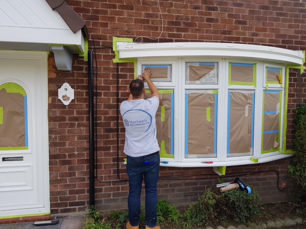 How UPVC Spray Painting Works - UPVC Window Spraying in Manchester